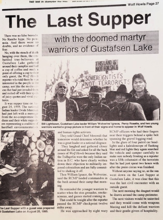 Gustafsen Lake | The West Wasn't Won