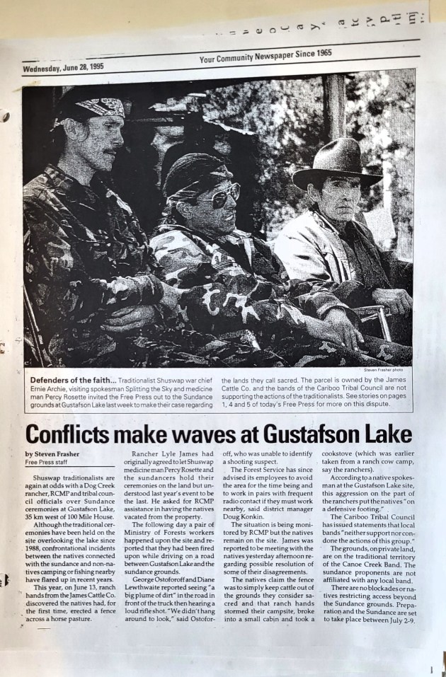 Gustafsen Lake | The West Wasn't Won